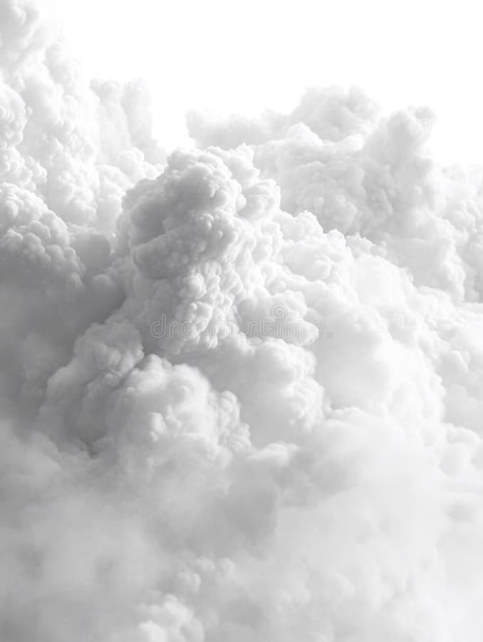 Fluffy Clouds stock photo. Image of formation, ominous - 385584950