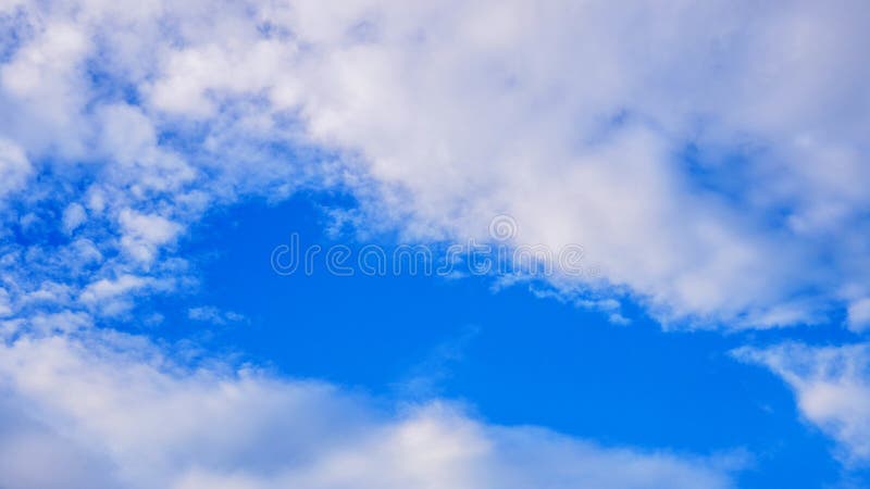Cloudy Blue Sky in Winter Time Background Stock Image - Image of ...