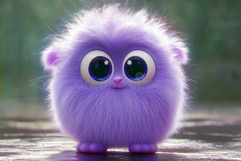 Fluffy Creature, AI Generated Stock Illustration - Illustration of ...