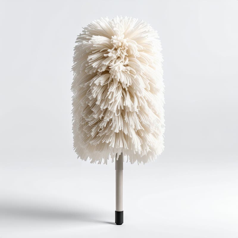 Fluffy Duster with Dense, Soft Bristles for Cleaning Surfaces Elegantly ...
