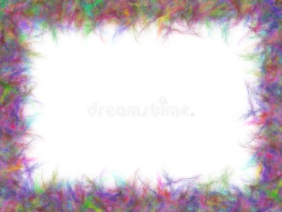 Fluffy frame stock illustration. Illustration of card - 18999740