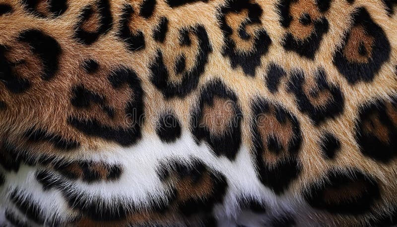Fluffy Leopard Print Texture Vibrant Animal Skin Pattern on a Soft ...