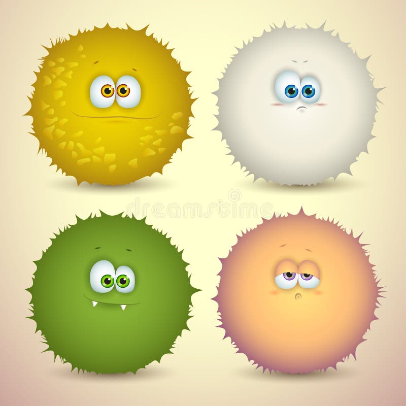 Yellow Fuzzy Monster Stock Illustrations – 224 Yellow Fuzzy Monster ...