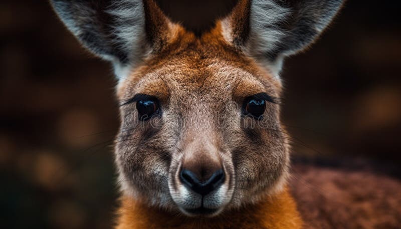 Fluffy Rabbit Ear in Close Up Portrait Generated by AI Stock Photo ...