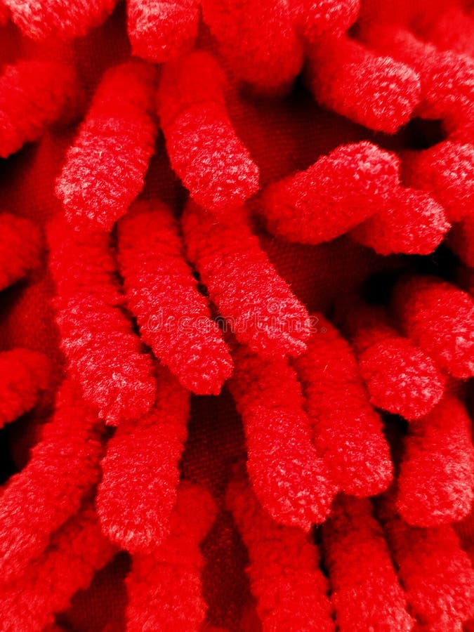 Fluffy Red Fabric stock photo. Image of romatisch, texur - 108510716