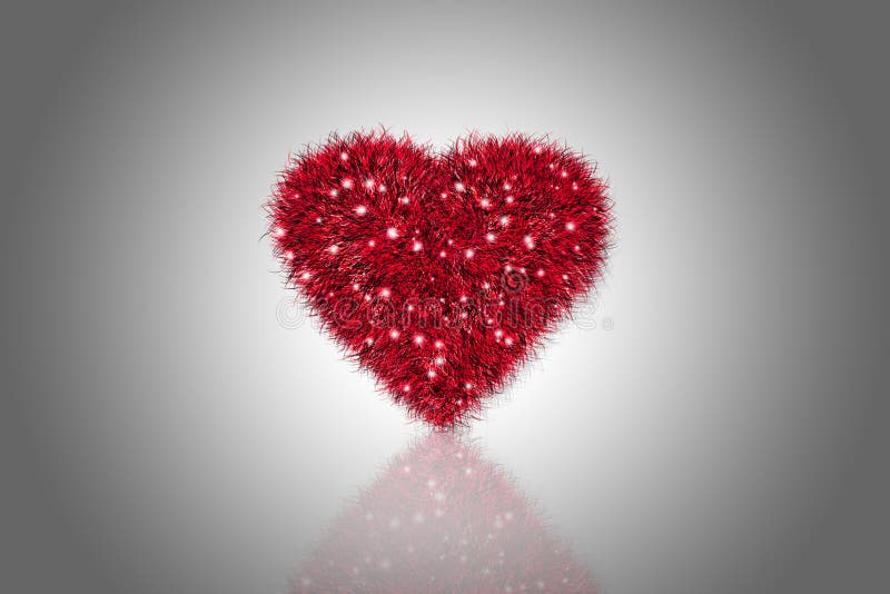 Glowing Red Fuzzy Heart Stock Illustrations – 279 Glowing Red Fuzzy ...