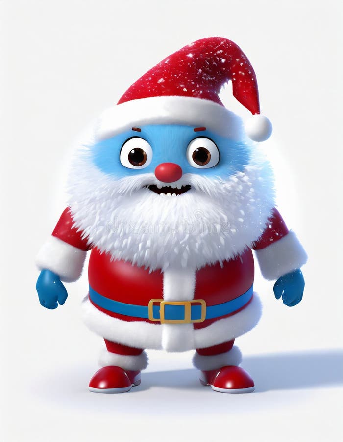Fluffy santa stock illustration. Illustration of boots - 293678254