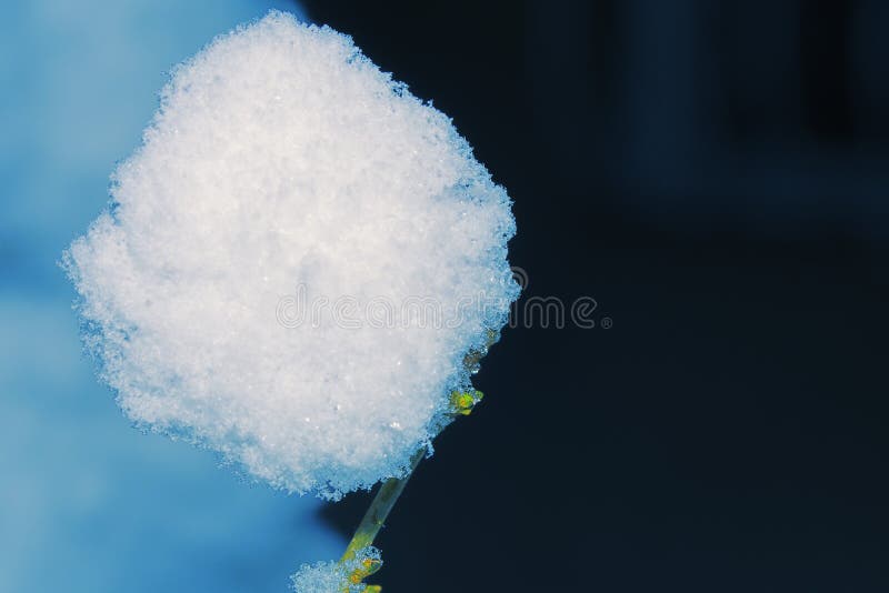 Fluffy snow stock image. Image of flake, scenery, scene - 138745819