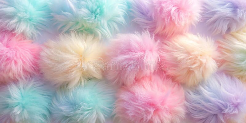 Fluffy and Soft Pastel Textures an Artistic Display of Warmth and ...