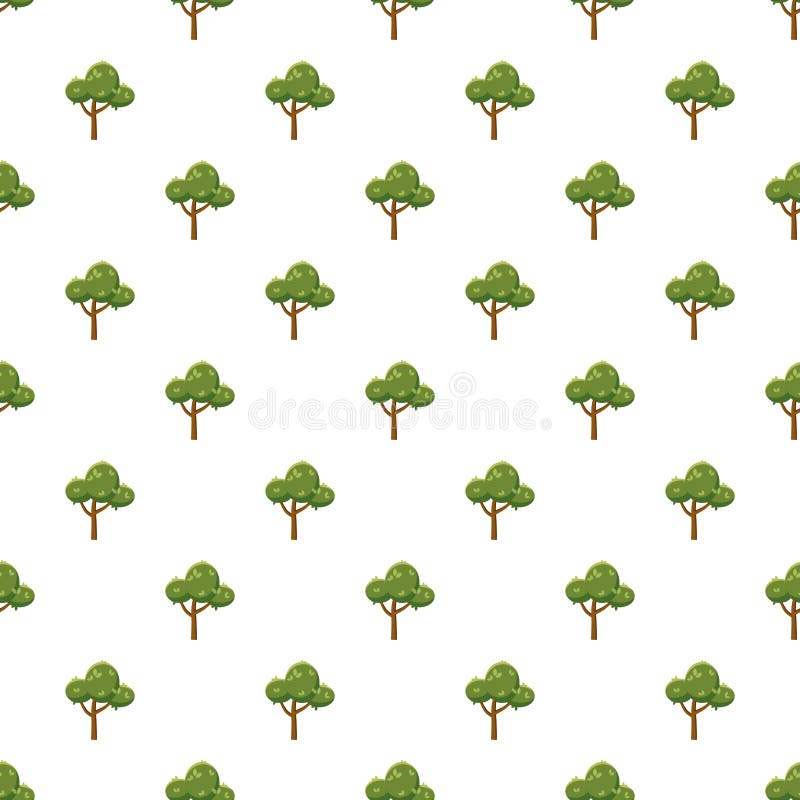 Fluffy tree pattern stock vector. Illustration of outdoor - 98320194