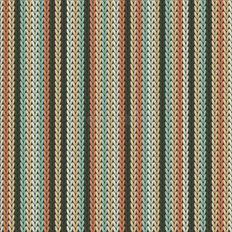 Fluffy Vertical Stripes Knitting Texture Stock Vector - Illustration of ...