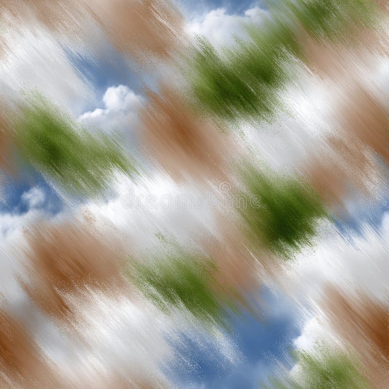 Fluffy White Clouds Float on a Dark Backdrop, Creatively Interlinked ...