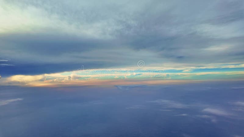 Fluffy White Clouds on the Horizon. Stock Footage - Video of resolution, dramatic: 296898648