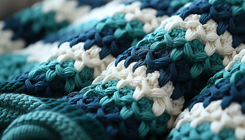 Fluffy Wool Stack, Colorful Knitting, Homemade Craft, Abstract Textile ...