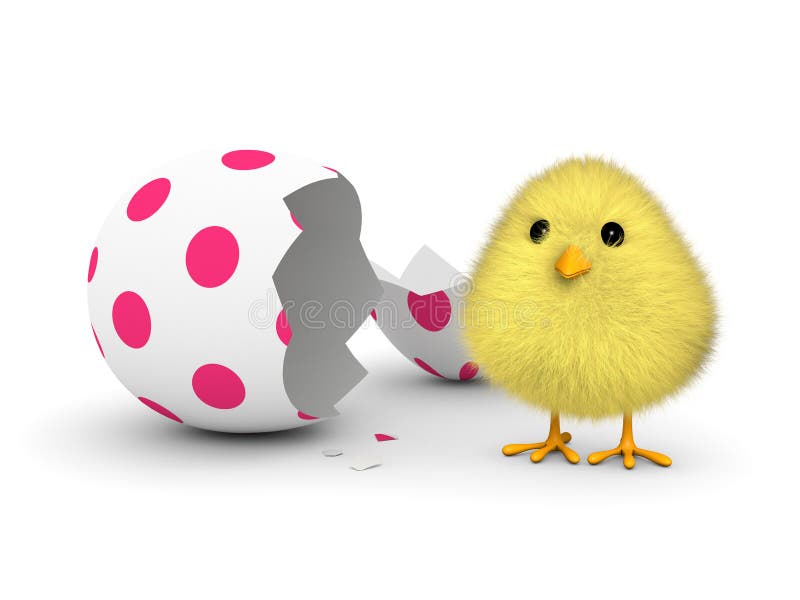 Chick Coming Out Egg Stock Illustrations – 77 Chick Coming Out Egg ...