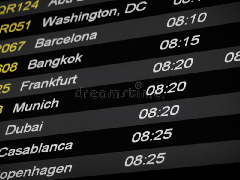 Flugplan stockfoto. Bild von flughafen, bereich, tourismus - 31725264