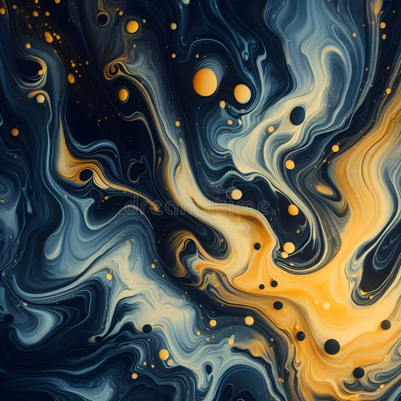 Fluid Abstract Background, Color Indigo, Art , Behance. Stock Photo - Image of material ...