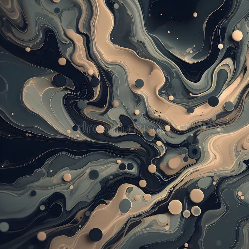 Fluid Abstract Background, Color Indigo, Art , Behance. Stock Illustration - Illustration of ...