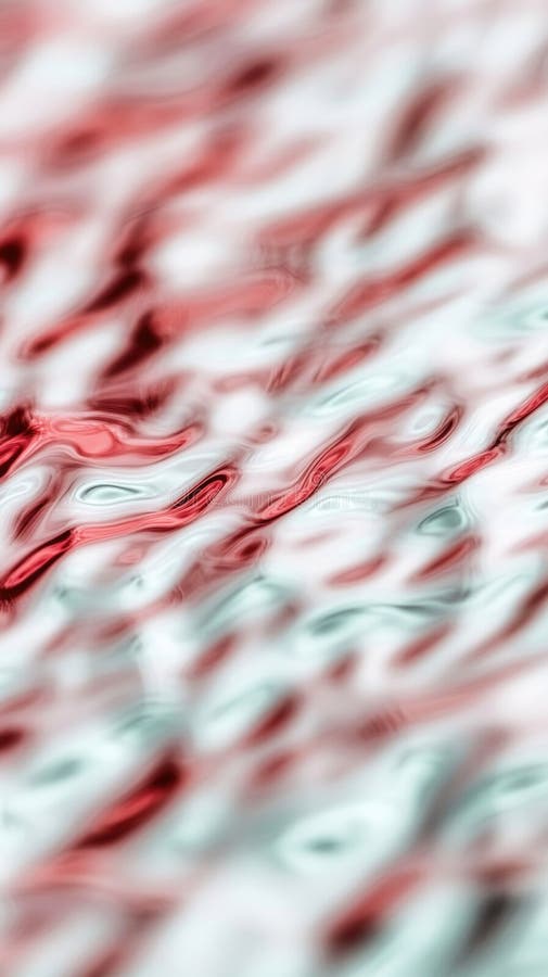 Fluid Abstract Background with Ripples in Red and White Hues Stock ...