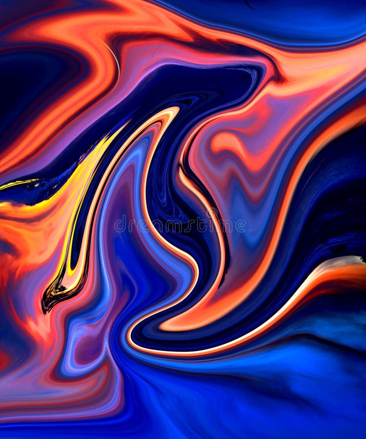 Fluid Abstract of Modern Marble Background Template Illustration. Waves ...