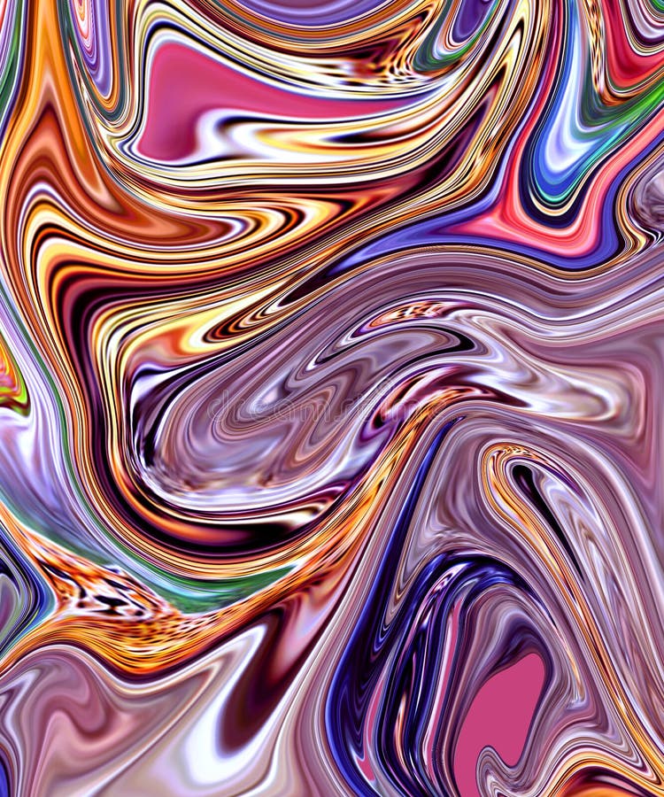 Fluid Abstract of Modern Marble Background Template Illustration. Waves ...