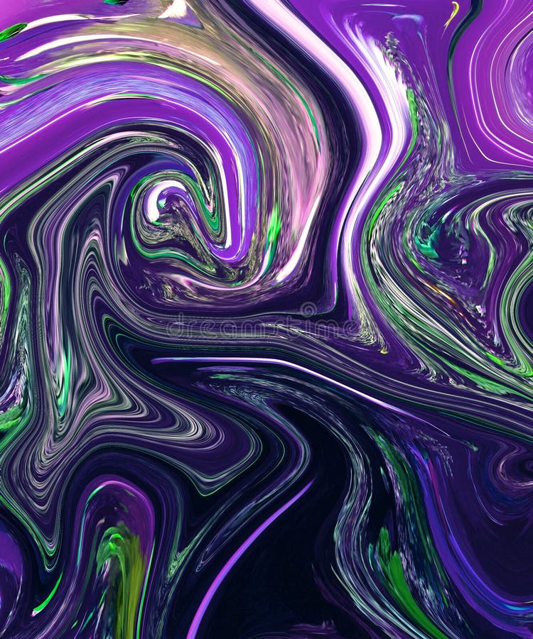 Fluid Abstract of Modern Marble Background Template Illustration. Waves ...