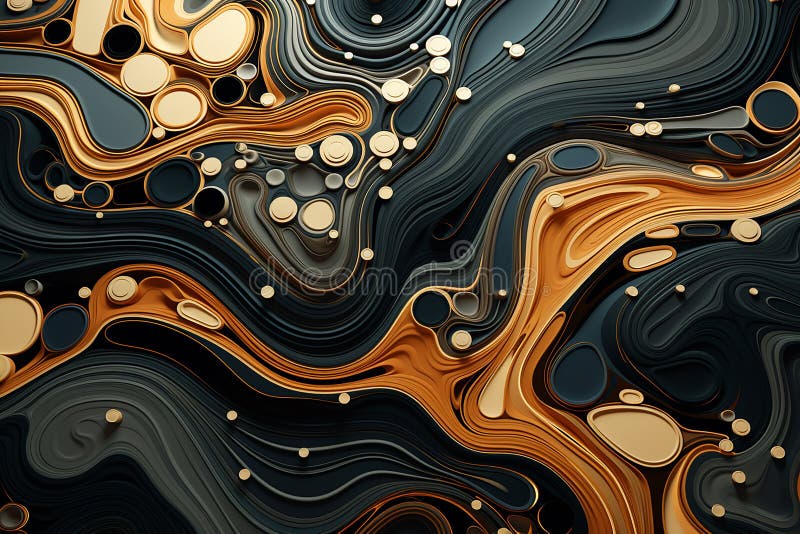 Fluid and Abstract Textures with Swirling Patterns and Organic Shapes ...