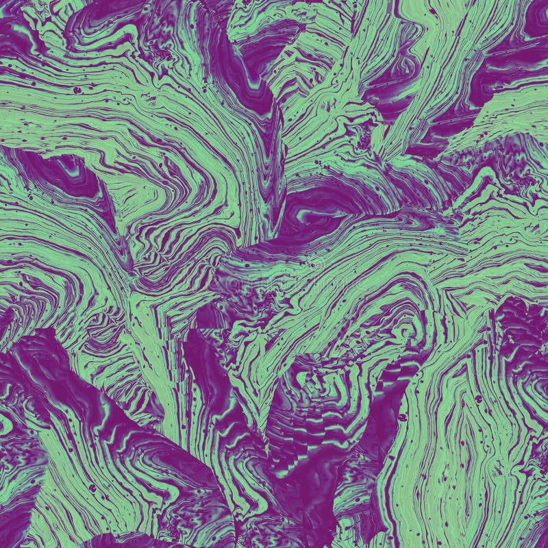Fluid Art Seamless Painting Pattern with Calm Green Textures Stock ...