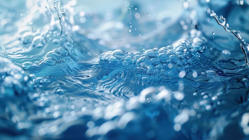 Fluid Blue Abstraction: a Mesmerizing Water Background for Design and ...