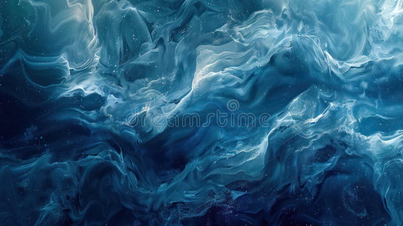 Fluid Blue Abstraction: a Mesmerizing Water Background for Design and ...
