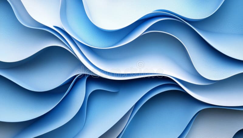 A Fluid Blue Design Featuring Gentle Curves and Blurred Lines Against a ...
