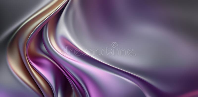 Fluid Chrome Silk Waves Background Stock Photo - Image of waves, shine ...