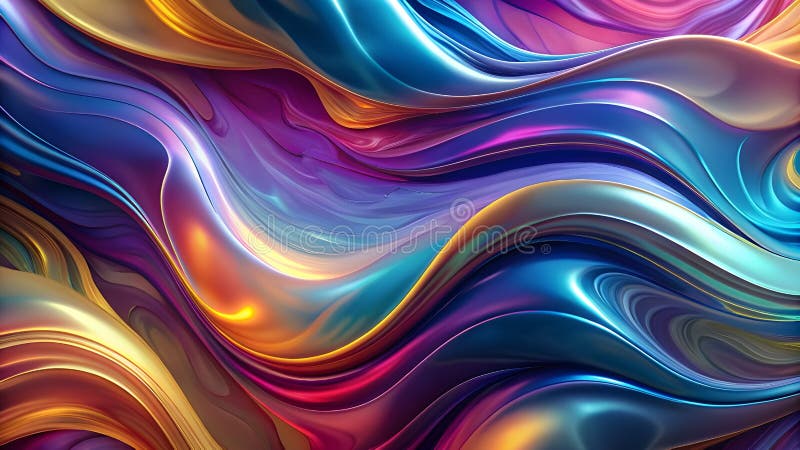 Fluid Color Abstract Background Stock Image - Image of curve, abstract ...