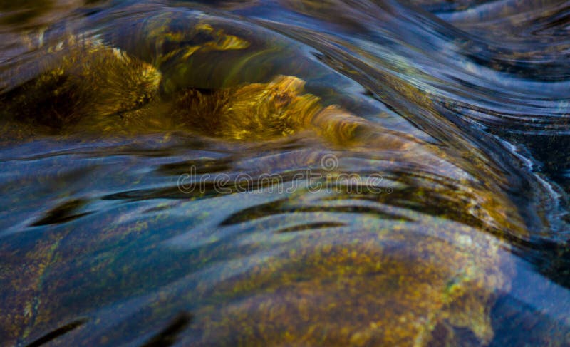 Fluid Color stock image. Image of river, stone, blue - 50232707