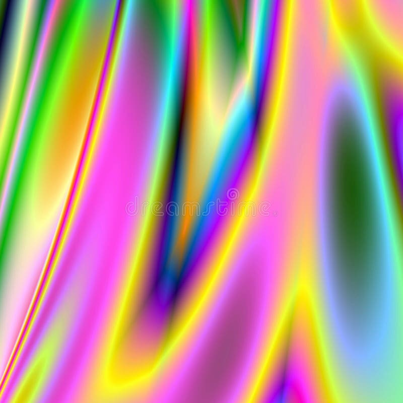 Fluid Colorful Neon Light Background Stock Illustration - Illustration ...