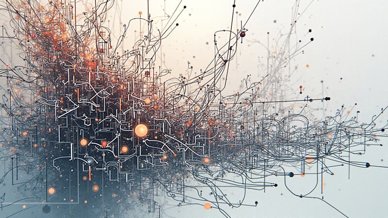 Fluid Connections: Abstract Architectural Harmony Stock Illustration ...