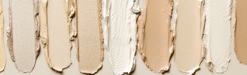 Fluid Cosmetics Textures Featuring Spread Highlighter and Foundation ...