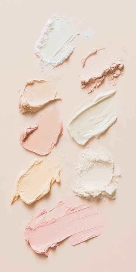 Fluid Cosmetics Textures Featuring Spread Highlighter and Foundation ...