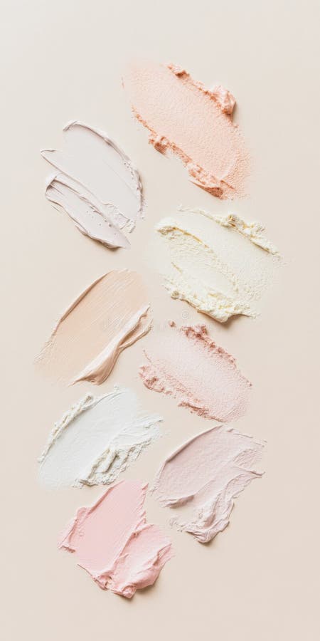 Fluid Cosmetics Textures Featuring Spread Highlighter and Foundation ...