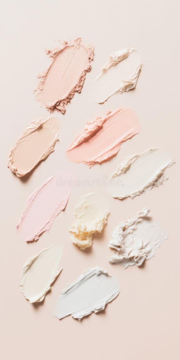 Fluid Cosmetics Textures Featuring Spread Highlighter and Foundation ...