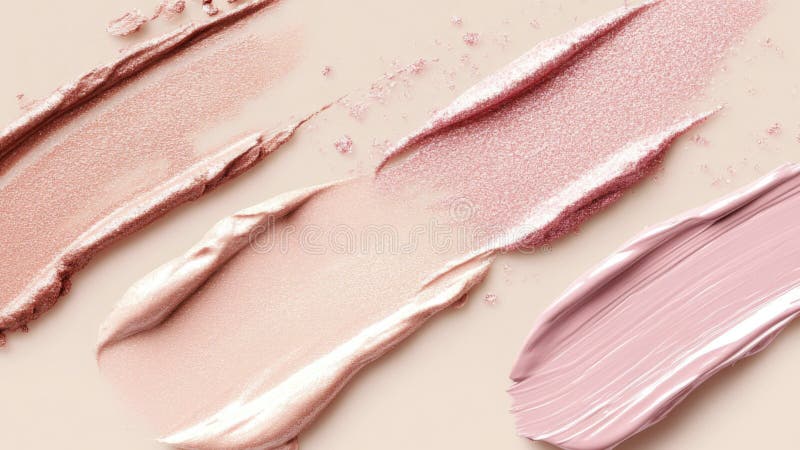 Fluid Cosmetics Textures Featuring Spread Highlighter and Foundation ...