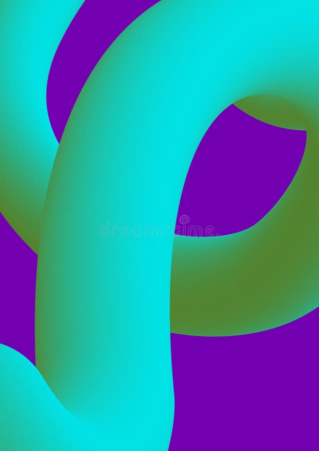 Fluid Cover. Poster Design Template with Liquid Elements Stock Vector ...