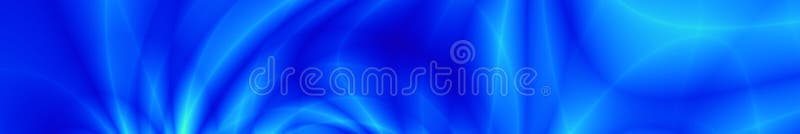 Fluid Blue Abstract Header Widescreen Design Stock Illustration ...