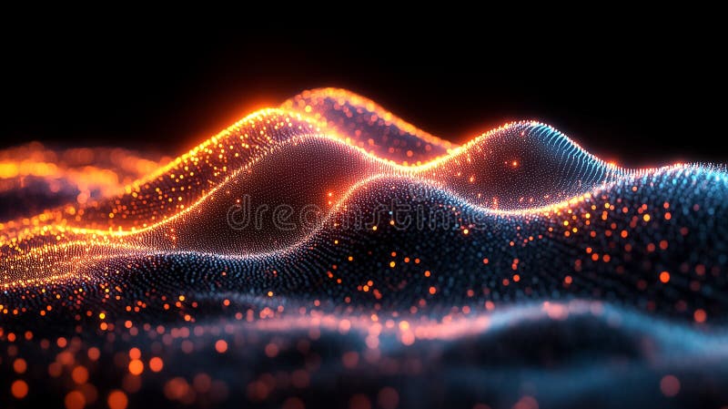 Fluid Data Streams Flow Dynamically, Creating a Mesmerizing Visual ... Fluid Data Streams Flow Dynamically, Creating a Mesmerizing Visual ...