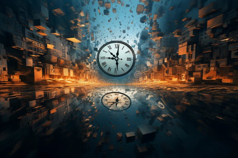 Fluid dimension of time stock image. Image of water - 301055579