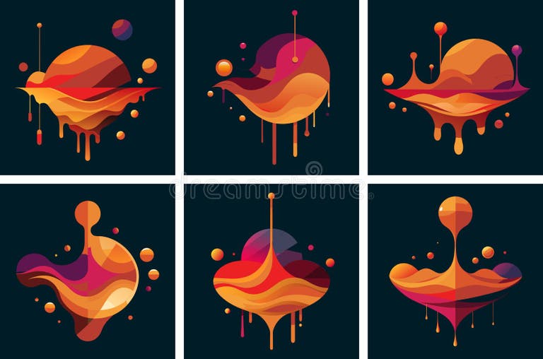 Fluid Dynamic Elements Shaping into an Abstract Amoeba-inspired Blob ...