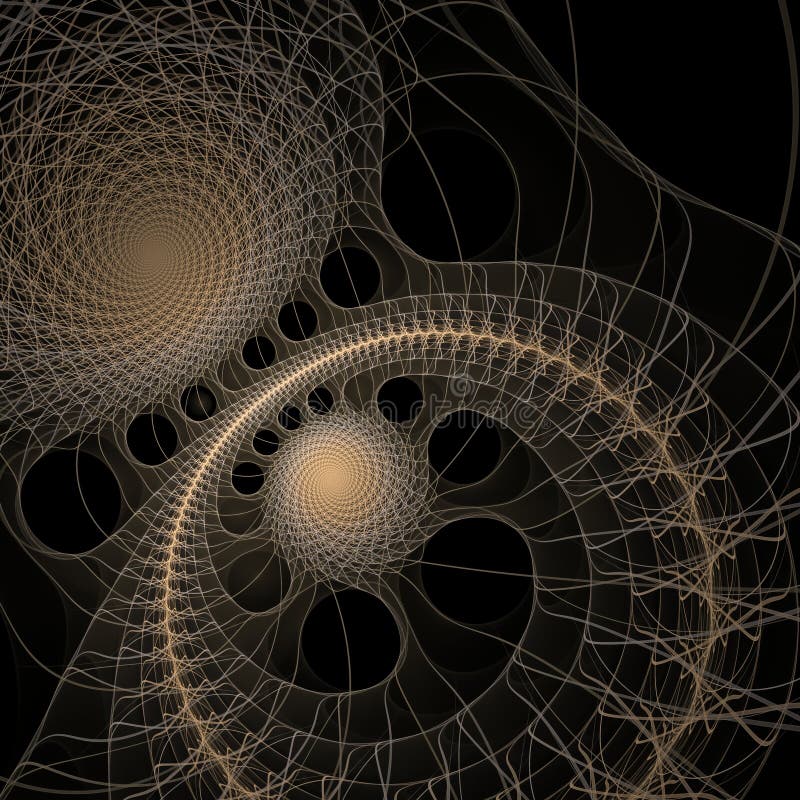 Fluid Dynamics of Anomaly stock illustration. Illustration of radiate ...