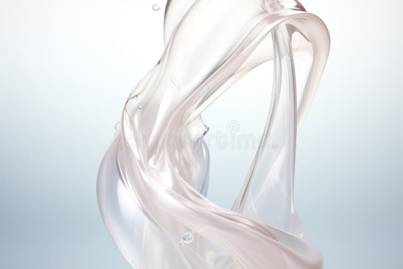 Fluid Dynamics: Clear Liquids Forming Elegant Curves - Abstract ...