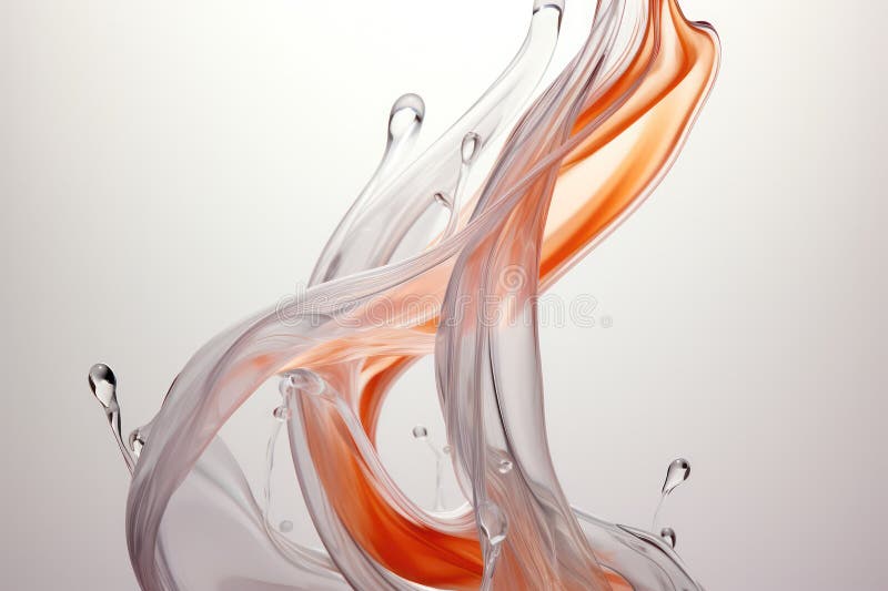 Fluid Dynamics, Clear Liquids Forming Elegant Curves - Abstract ...
