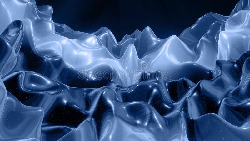 Fluid Dynamics in 4K: Abstract Wavy Patterns on a Glossy Surface ...